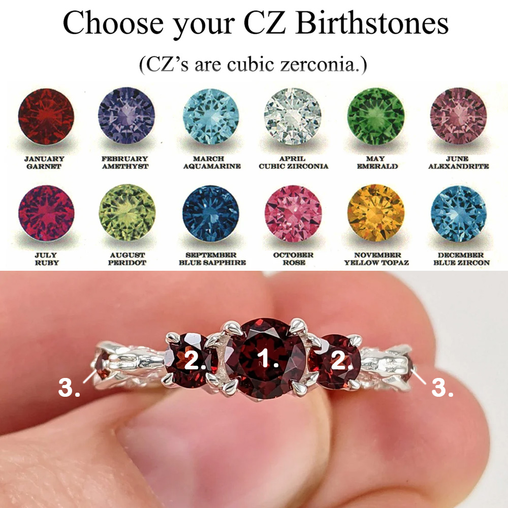 DND Dungeons and Dragons Gold Ring with 5 Gemstones Color of Your ...