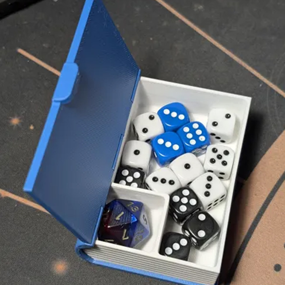 Custom Book Storage Box, Dice Book-Doldols