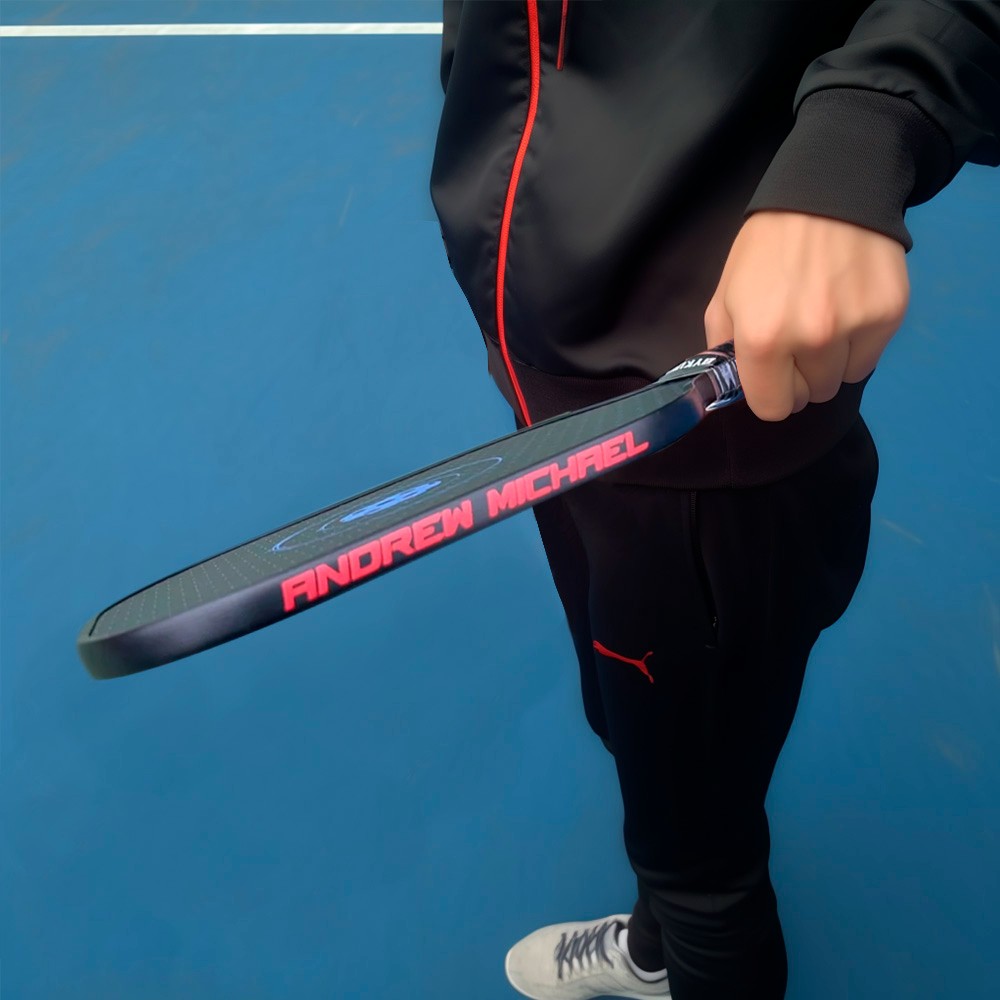 (Set of 3pcs)Custom Pickleball Paddle Decals Name Label Stickers, Edge ...