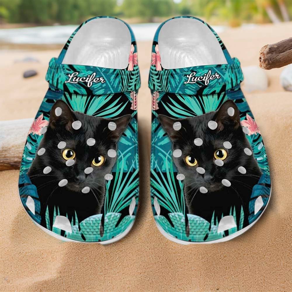 Personalized Pet Face Clogs, Funny Dog Slippers, Personalized Cat Photo ...