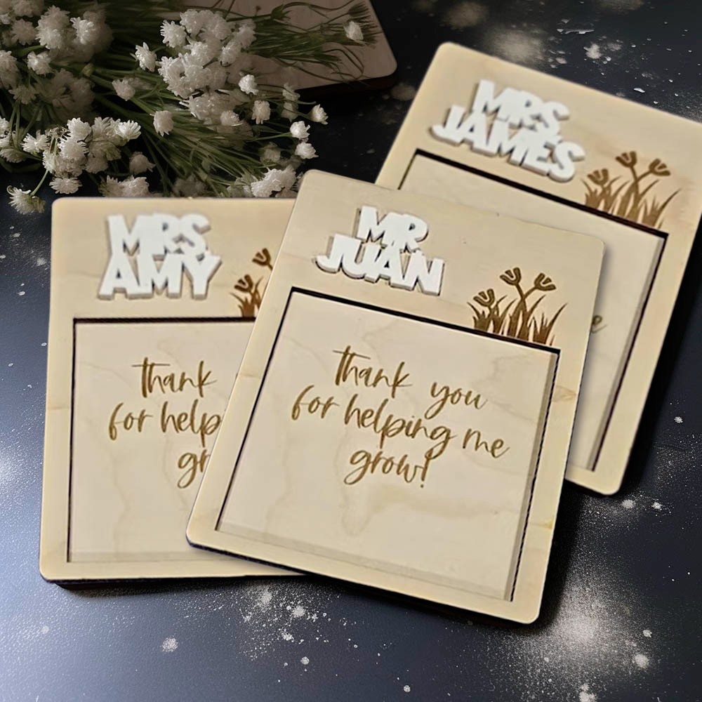 Personalized Sticky Note Holder, End of the Year Gift, Gift from ...