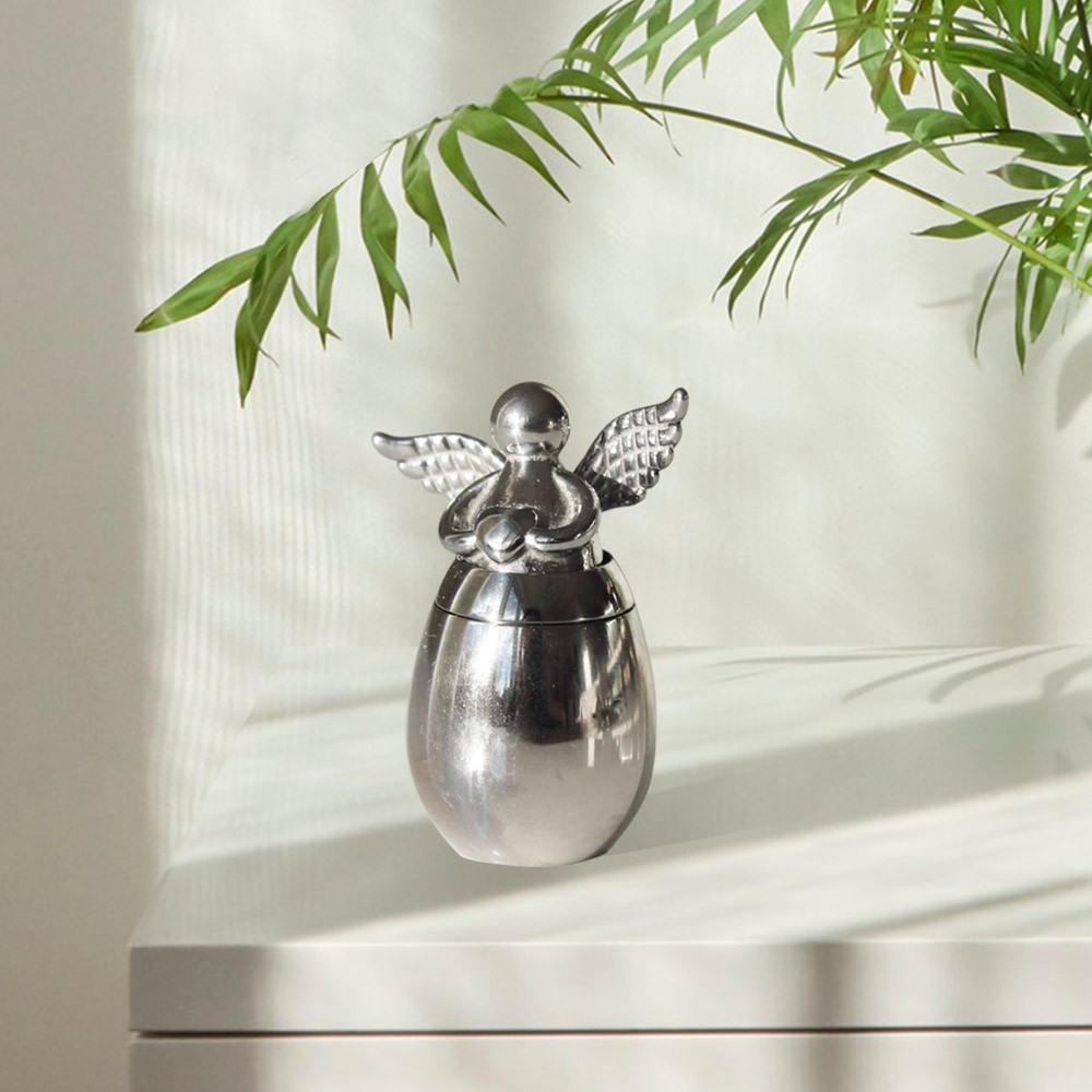 Personalized Angel Heart Pet Ashes Keepsake Urn Engraved Ashes Memory ...