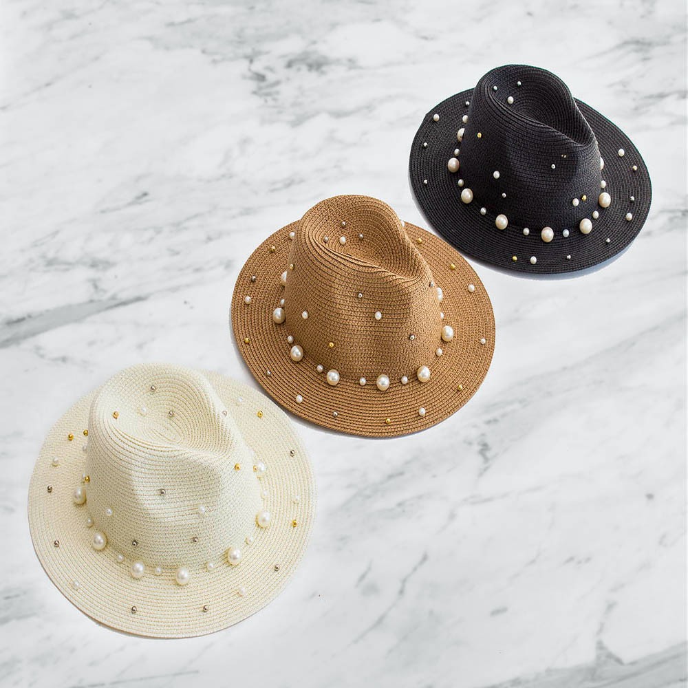 Custom Denim bridal Pearl Hats, Personalized Sun Hats, Denim Sun Hats ...