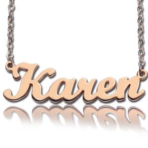 Karen name necklace store