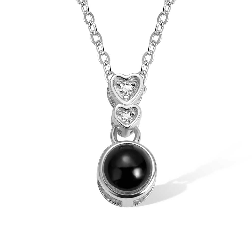 Personalized Love In 100 Languages Projection Necklace GetNameNecklace