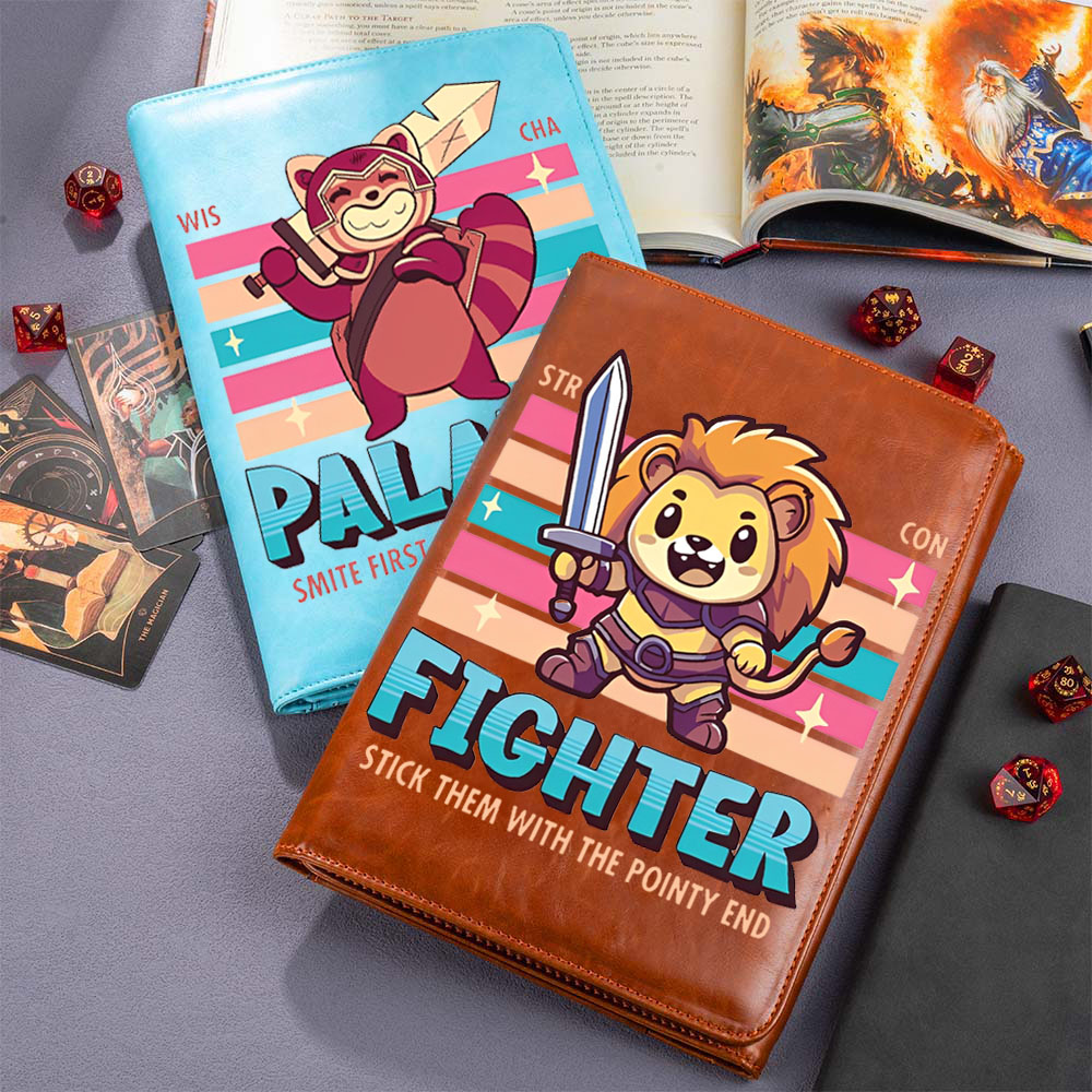 Personalized Leather Multifunctional Dice and Character sheet Mat ...