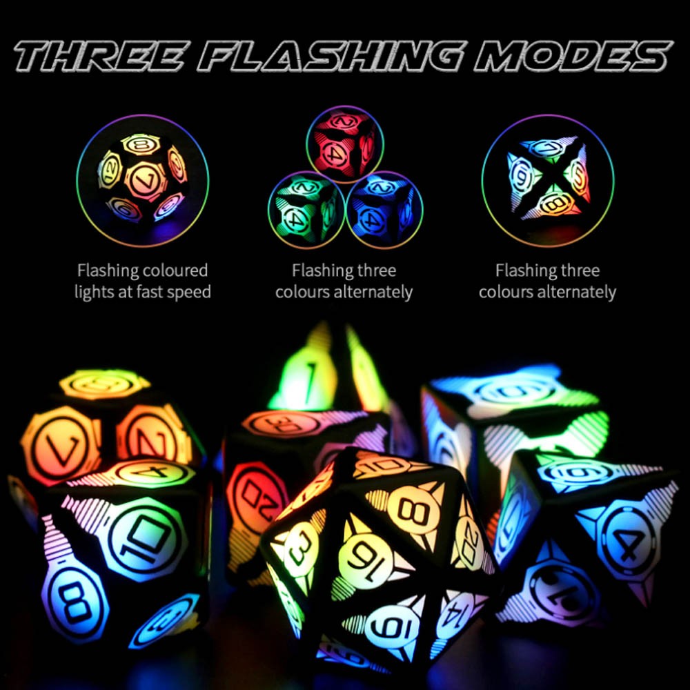 LED Flash Dice Set Electronic dice-Doldols LED Flash Dice Set Electronic dice-Doldols
