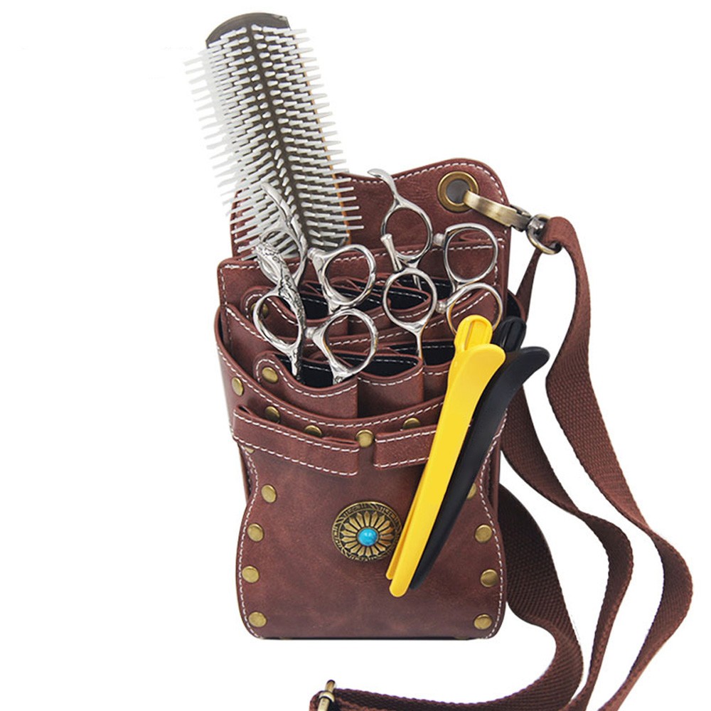 Custom Hairdressing Scissors Waist Bag, Hairdresser Tools Pouch with Belt, Gift for Barber ...