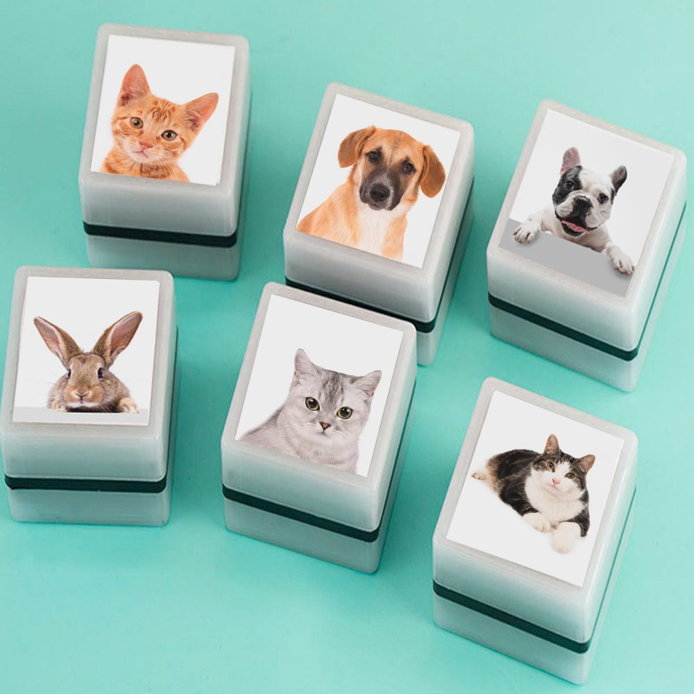 Personalized Pet Portrait Stamps, Custom Cats/Dogs/Birds/Parrots ...