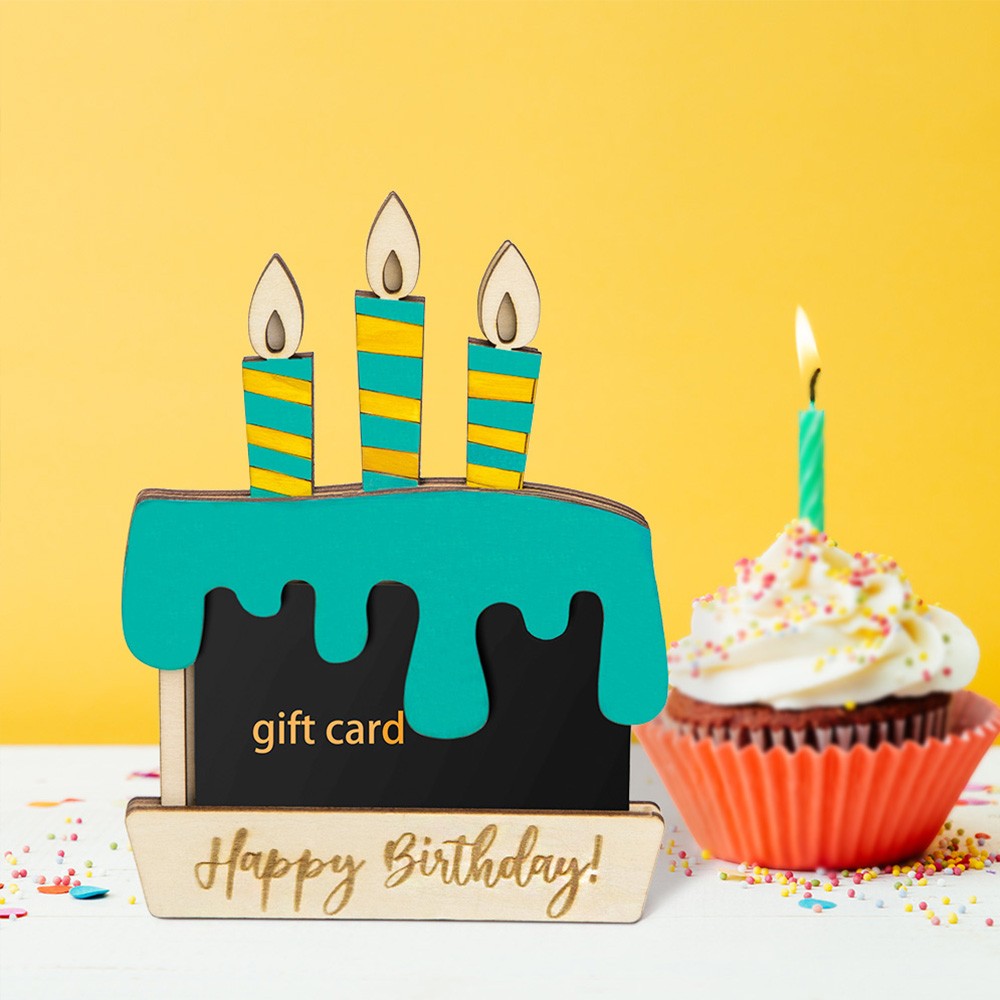 Gift Card Holder Ideas Custom Birthday Cake Card Holder DIY Shopping