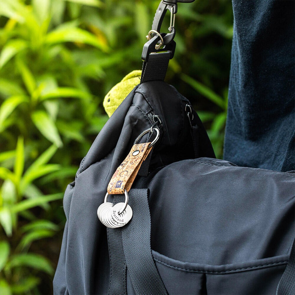 Custom Passport Keychain & Country Tokens Bundle, Vegan Leather ...