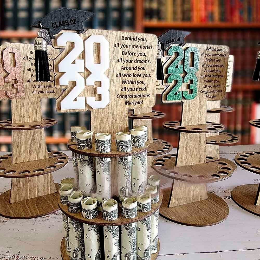 Custom Graduation Gift Money Holder, Tiered Graduation Money Cake ...