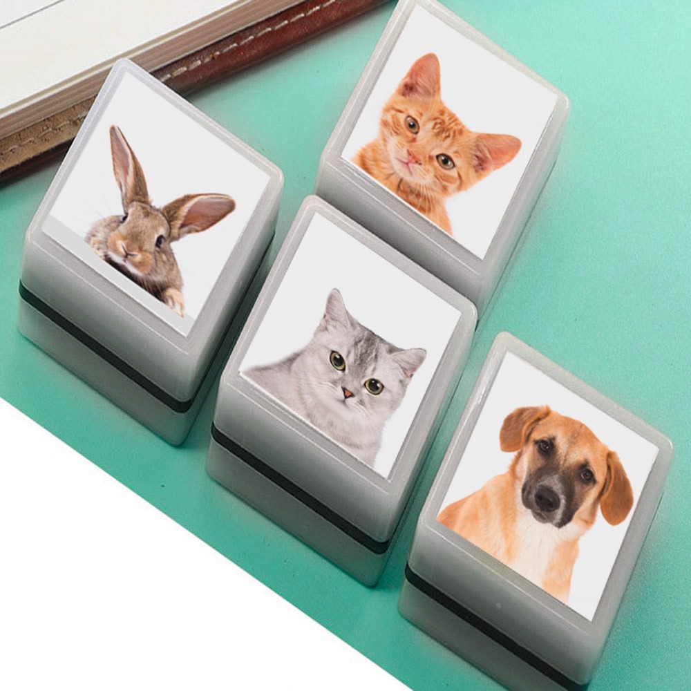 Personalized Pet Portrait Stamps, Custom Cats/Dogs/Birds/Parrots ...